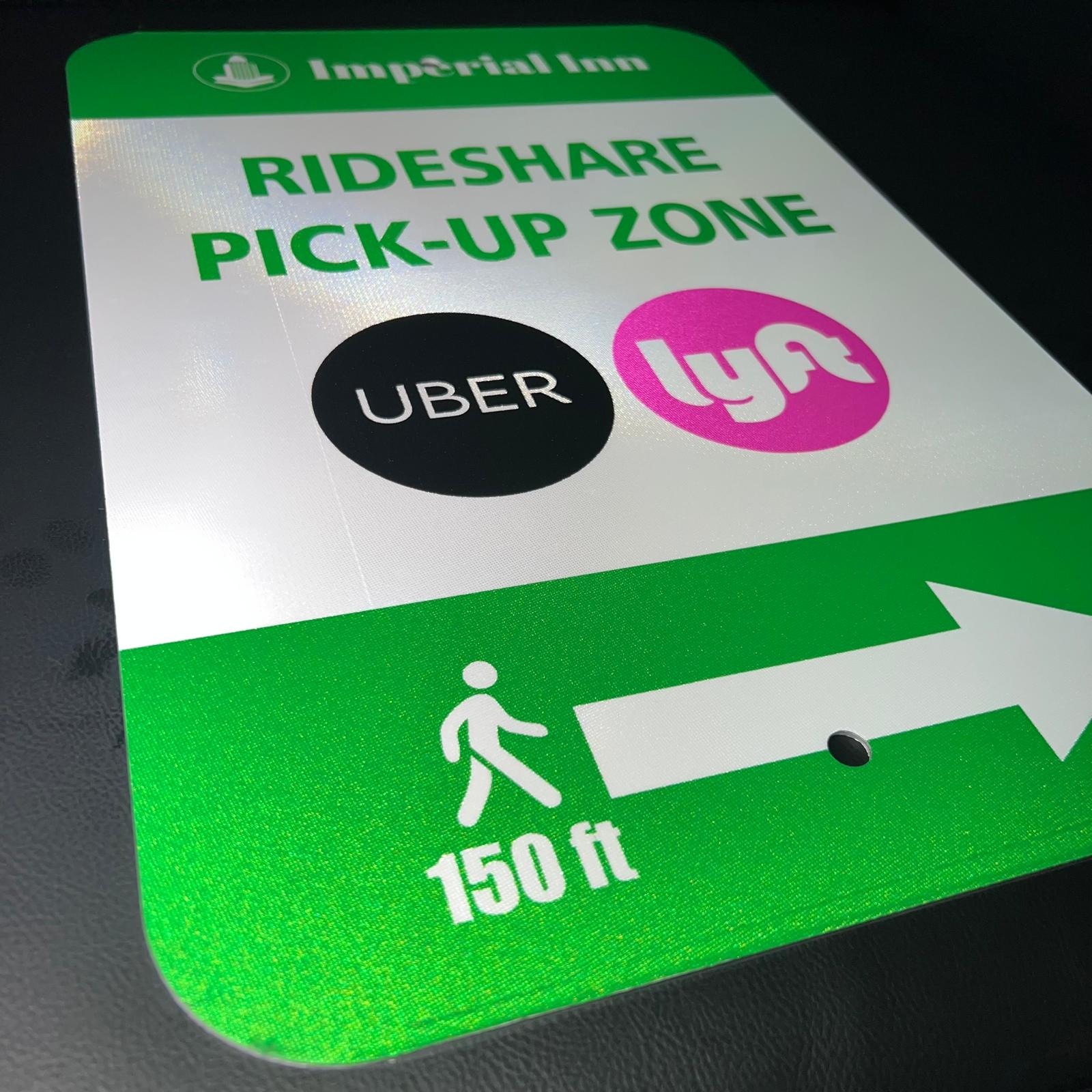 Aluminum 080 Heavy Duty White and Reflective Parking Signs | All For Signs