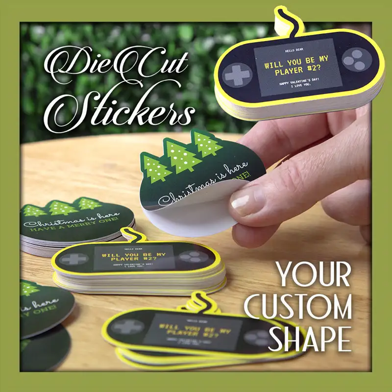 Custom Shape Paper Stickers&Labels | All For Signs