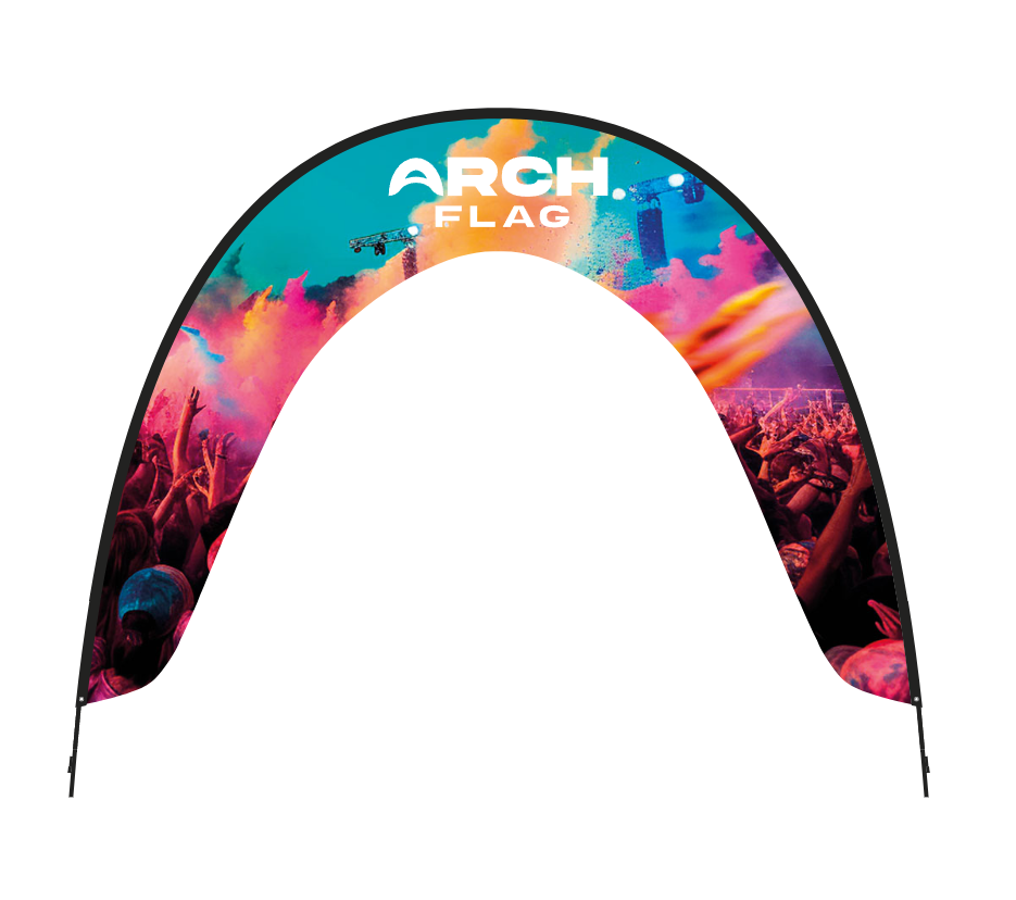 Giant Flex Arch Flag Banner | All For Signs