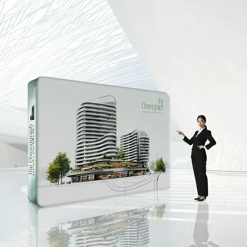EuroFit Fabric Wall Box Display 10x8 ft | Trade Show Backwall