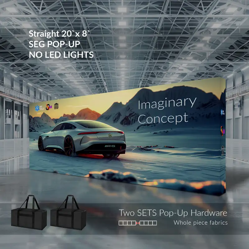 SEG POP UP Stand 20x8ft | All For Signs